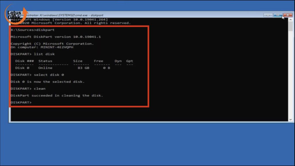 We Couldn’t Install Windows In The Location You Choose. Error Code ...