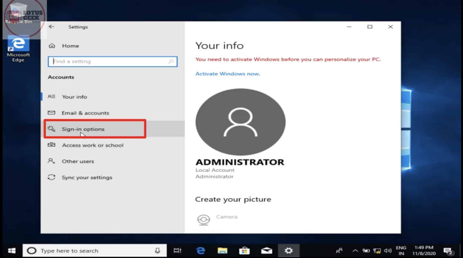 Password Is Incorrect. Try Again After Windows Update
