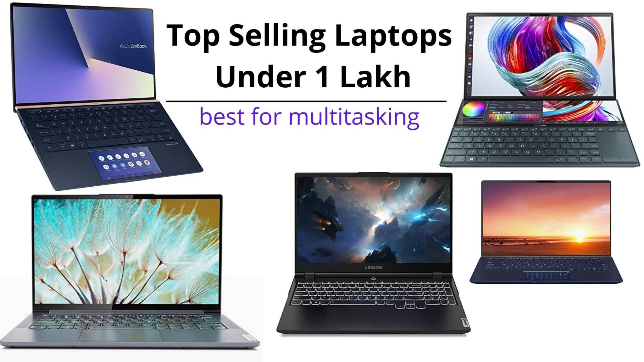Top 10 Best Laptops Under 1 Lakh In India | Buyer's Guide