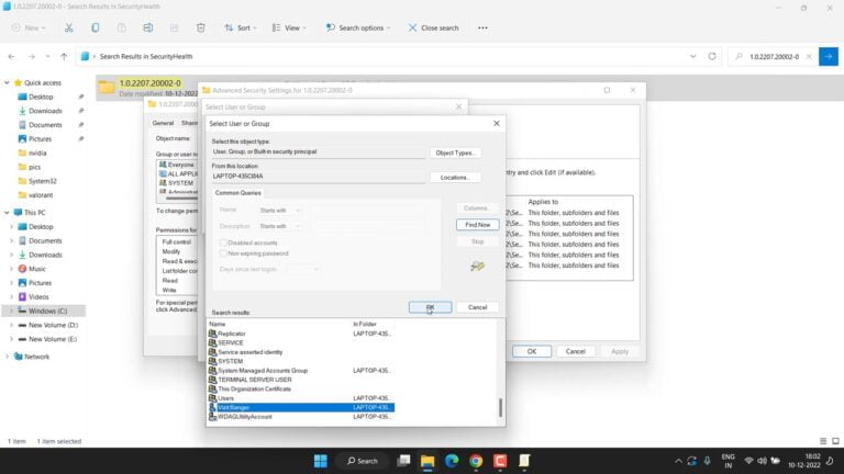 Standard Hardware Security Not Supported Windows 11 22H2
